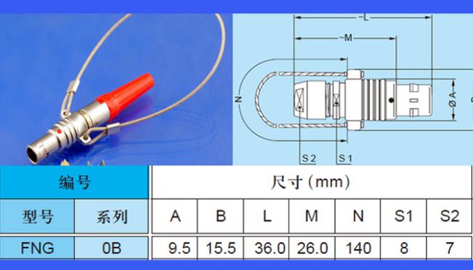 Lemo Plug Connector Pin FNG.0B.304 Device Medical Power Plug 4 Pin