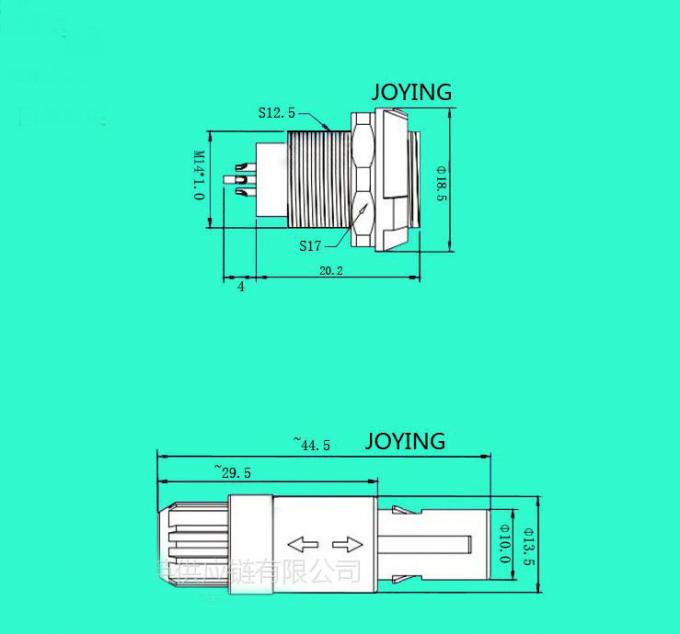 Plastic LEMO 5 Pin Connector Plug And Socket Connector Power Cord ...