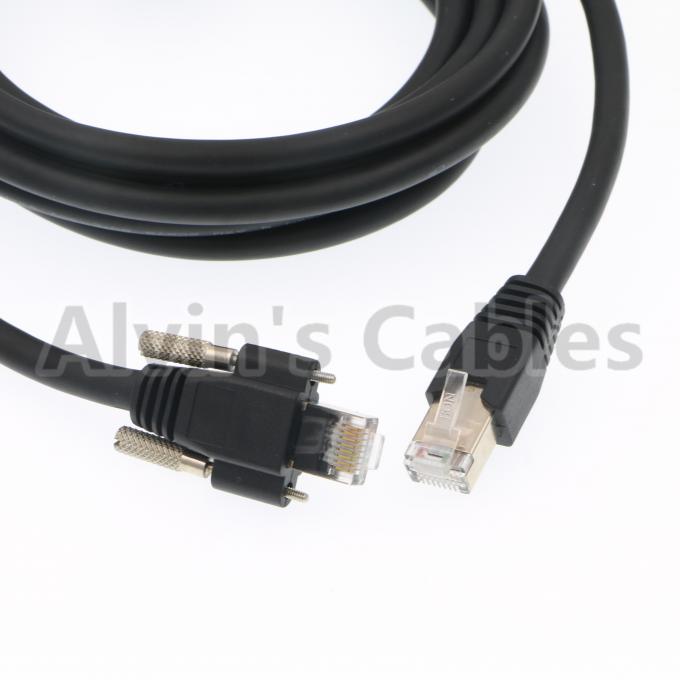 Alvin's Cables GigE Cat6 S STP Screw Lock Horizontal RJ45 DrC Cable for ...