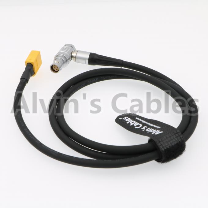 XT60 to 1B 6 Pin Right Angle Female Power Cable for Red Scarlet Epic
