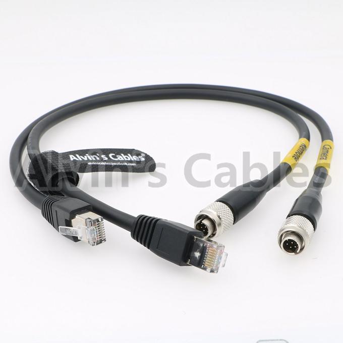Sony RCP RJ45 Cat6 M12 Cable Assembly Flexible Original Hirose 8 Pin ...