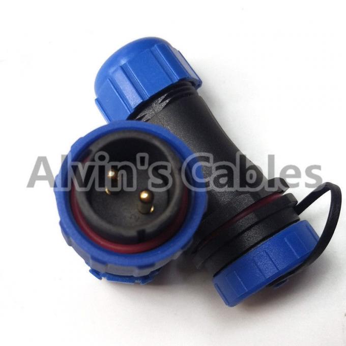 Circular Multipole Plastic Electrical Connectors Thermoplast PPS Insert ...