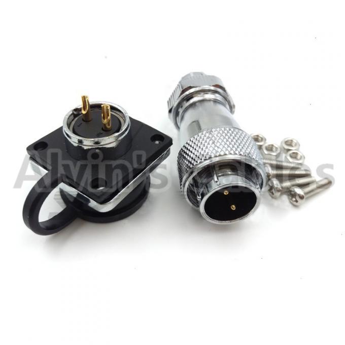 WS16 2 Pin High Voltage Connectors Plug Socket Industrial Power IP68 ...