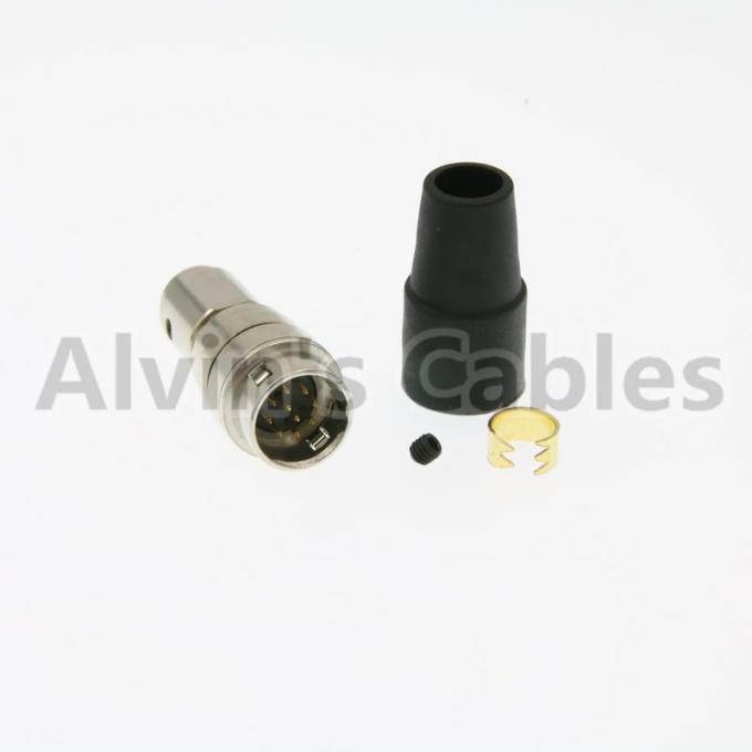 Camera Miniature Circular Connectors 10 Pin Hirose Male HR10A-10J-10P ...