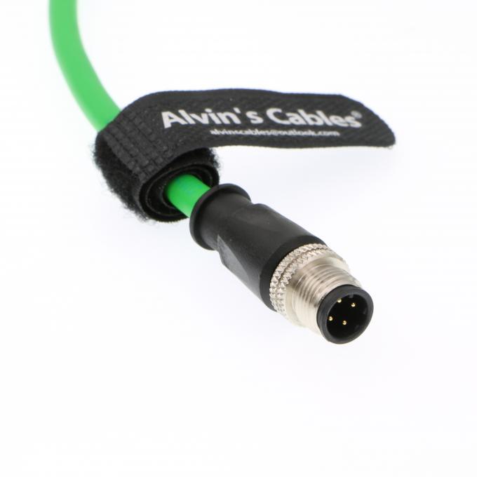 M12 4 Pin To RJ45 Industrial Ethernet Cable 4 Position D Coded Network ...