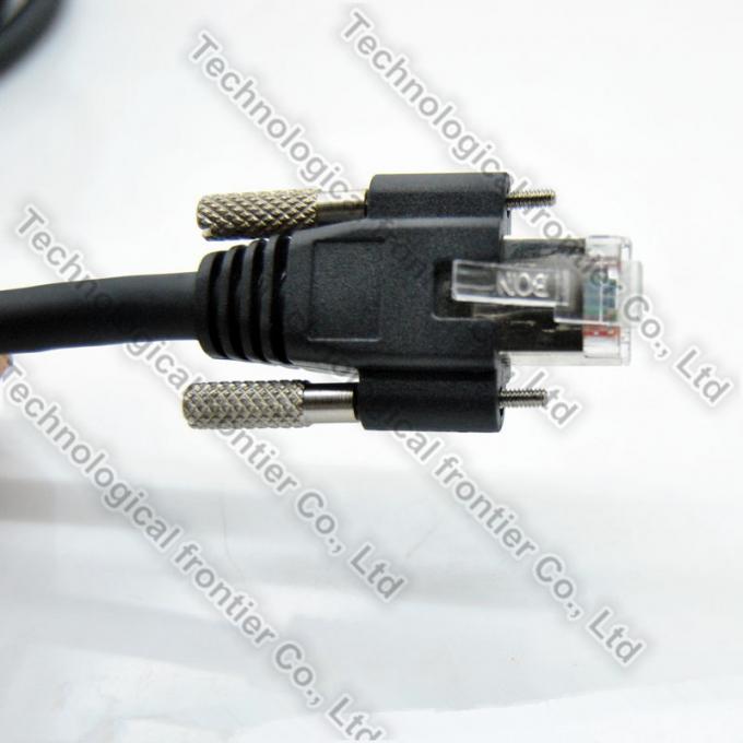 GigE Vision High Flex CAT6 RJ45 Ethernet Cable ThumbScrew Lock CCD ...