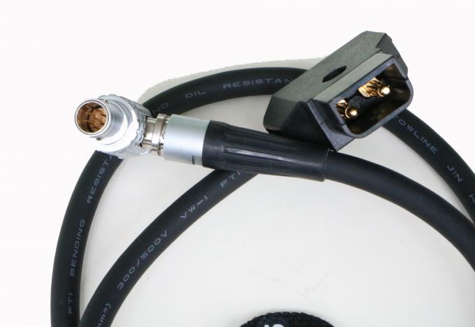 7 Pin Lemo Right Angle Male to D -tap Power Cable for Trimble R7 Receiver