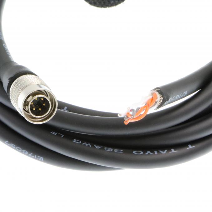 6 Pin Hirose Male HR10A-7P-6P to Open end Cable for Camera