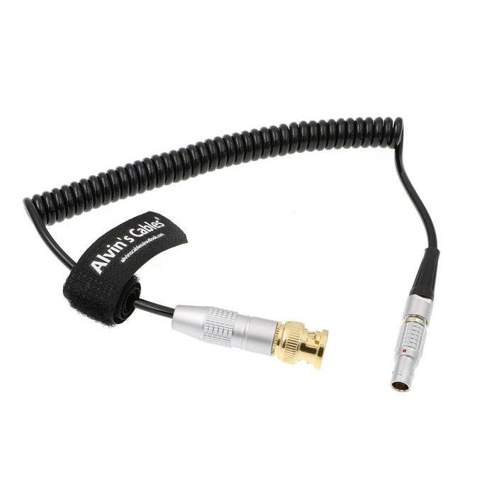 Alvin's Cables BNC to Lemo 5 Pin Timecode Coiled Cable for ARRI Mini ...
